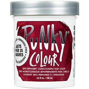 Punky Red Wine Semi Permanent Conditioning Hair Color, 3.5oz