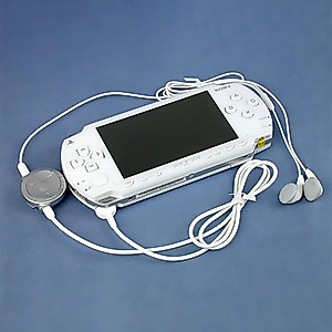OSTENT Stereo Earphones Headphone Remote Control for Sony PSP 1000 Console