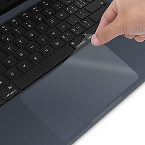 CaseBuy MacBook Air 15 inch Trackpad Protector Cover for 2025 2024 2023 MacBook Air 15.3" M4 M3 M2 Chip A3241 A2941 A3114 with Touch ID Clear Anti-Scratch Touch Pad Protector Skin -2PCS