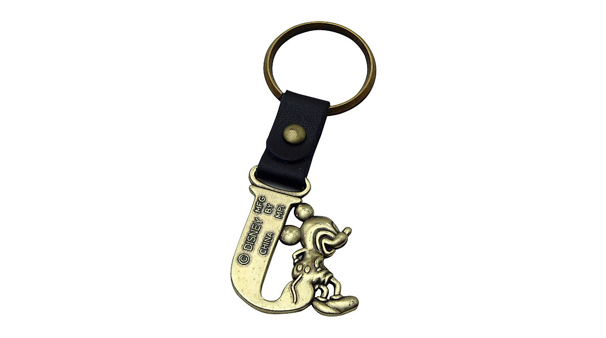 Mickey Mouse Brass Key Chain - Official Disney Product