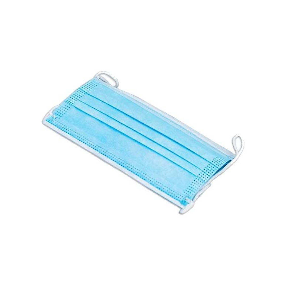 MAGID 3 Ply Disposable Face Mask with Adjustable Nose Bridge - Pack of 50 Masks - Breathable 3 Layer Face Mask Covers with Elastic String Earloops (MM005)