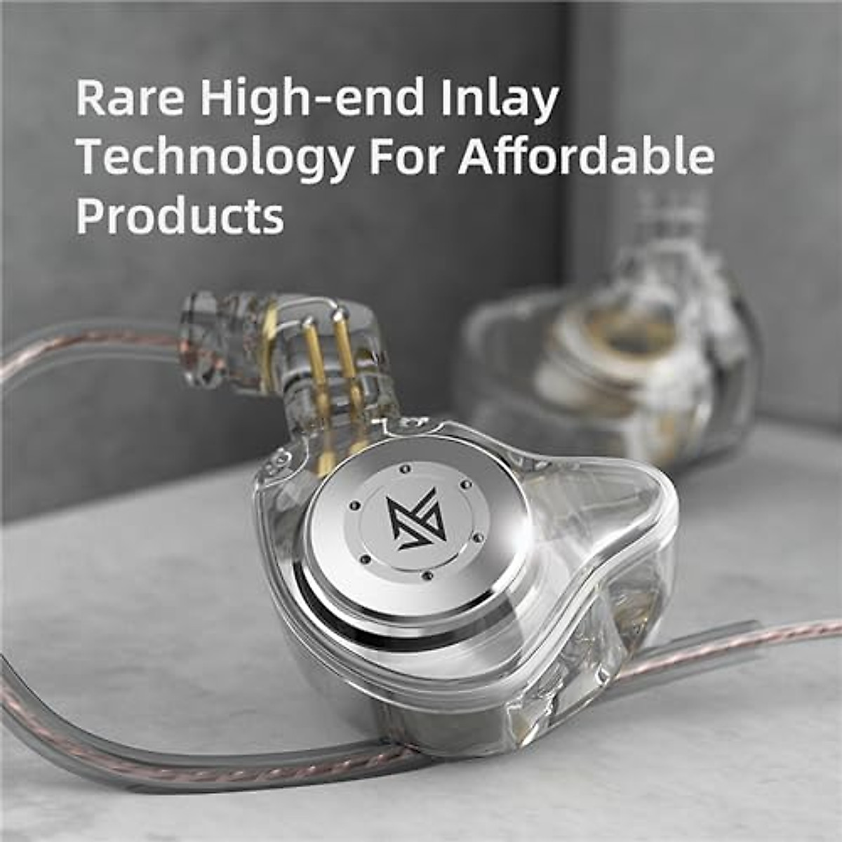 KZ EDX PRO iem Gaming Earbuds with 1DD, Wired Earphones Headphones, KZ in-ear Monitors, HIFI Deep Bass Sound with New 10mm Dynamic Driver Detachable Cable for Gaming Sport Church Video(Cyan, with mic)