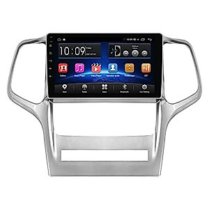 Android 10 Car Stereo Radio in Dash Fit for Jeep Grand Cherokee WK 2010 to 2013,Head Unit with 2+32G 9'' Big Touch-Screen GPS Navigation Built-in Bluetooth Carplay Support WiFi SWC Free Backup Camera