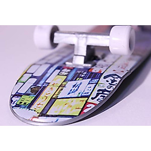 HANDBROS Handboard Skateboard 27cm 10.5 inch Tech Large Finger Board W/Grip 'HANIME'