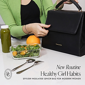 Lunch Bag Women Lunch Box Insulated Lunch Bag, Lunchbox For Adults Womens Lunch Bags For Work Insulated, Cute Lunch Bags For Women Insulated Adult Lunch Boxes For Women, Aesthetic Lunchbag Purse Tote