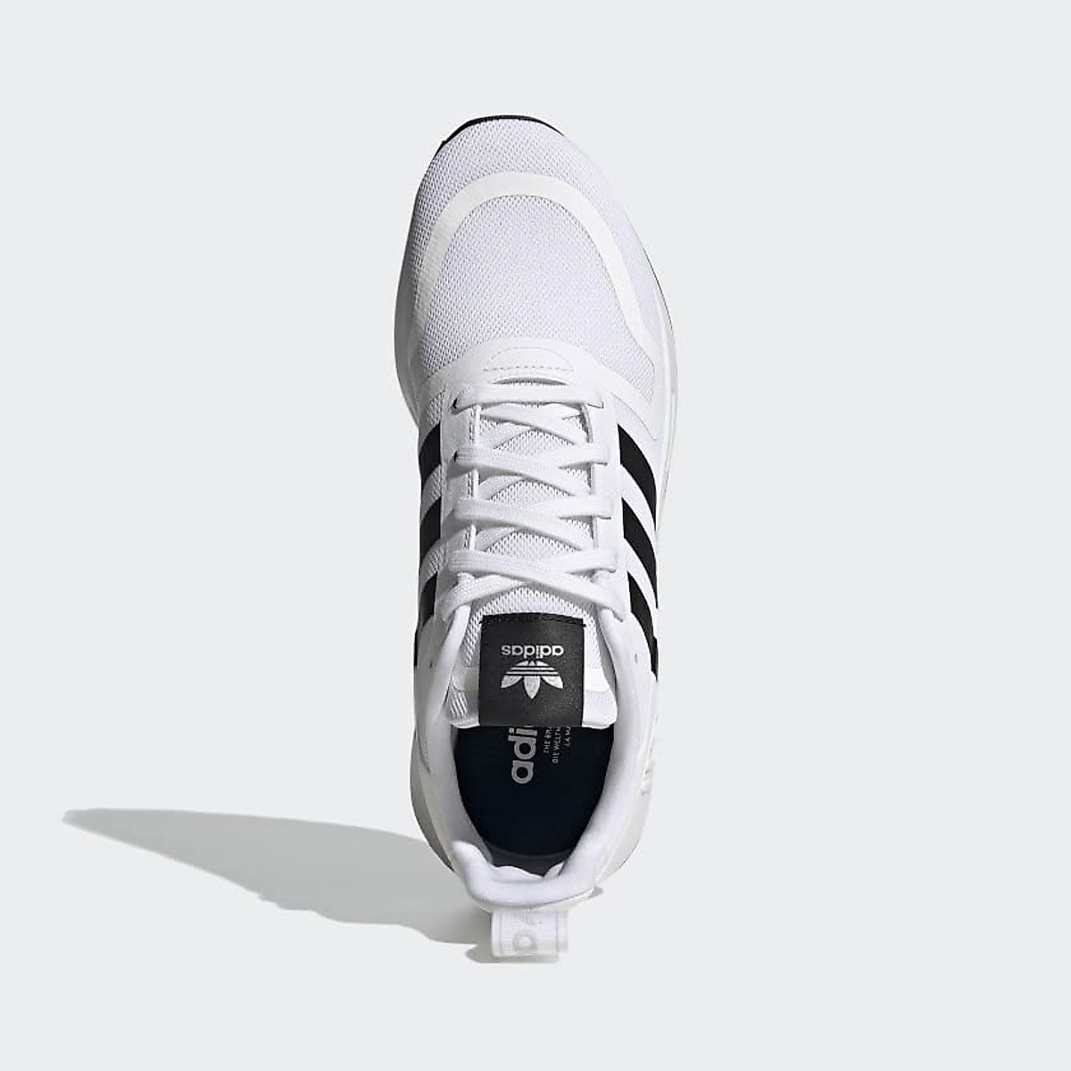 adidas Originals mens Smooth Runner Sneaker, White/Core Black/Dash Grey, 13 US