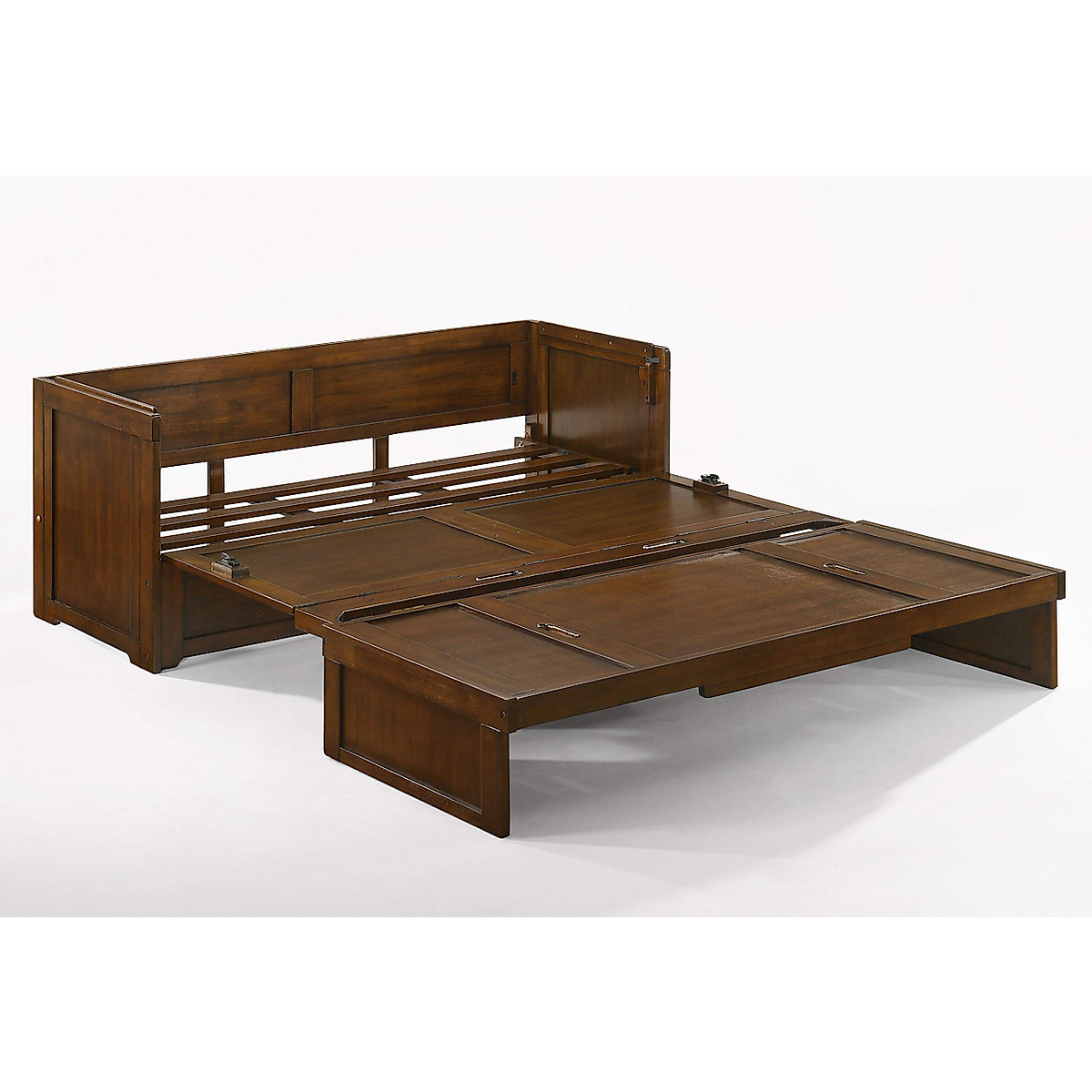 Night & Day Murphy Cube Cabinet Bed PRE-Assembled by SDS Cabinet Beds with 6" Memory Foam Mattress