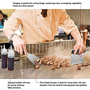 Grill Accessories Kit,Upgrade 42pcs Flat Top Griddle Accessories Set for Blackstone and Camp Chef,Spatula,Scraper,Griddle Cleaning Kit Carry Bag for Hibachi Grill, Men Outdoor BBQ with Meat Injector