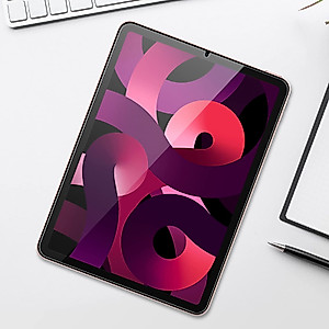 OMOTON [2 Pack] Screen Protector for iPad Air 5th Generation / 4th Generation, Compatible with iPad Air 5 / 4 10.9 Inch [Precise Cutout for Camera] [Work with Apple Pencil]