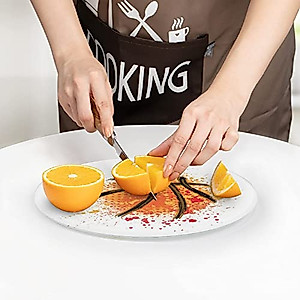 Basketball Cutting Board Tempered Glass Chopping Board for Kitchen Hotel