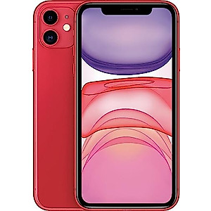 Apple iPhone 11, 64GB, Red - Unlocked (Renewed)