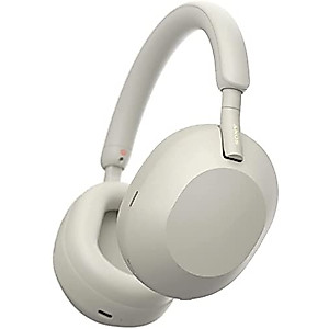 Sony WH-1000XM5S Noise Canceling Wireless Headphones - 30hr Battery Life - Over-Ear Style - Optimized for Alexa and Google Assistant - Built-in mic for Calls - Silver/Gold