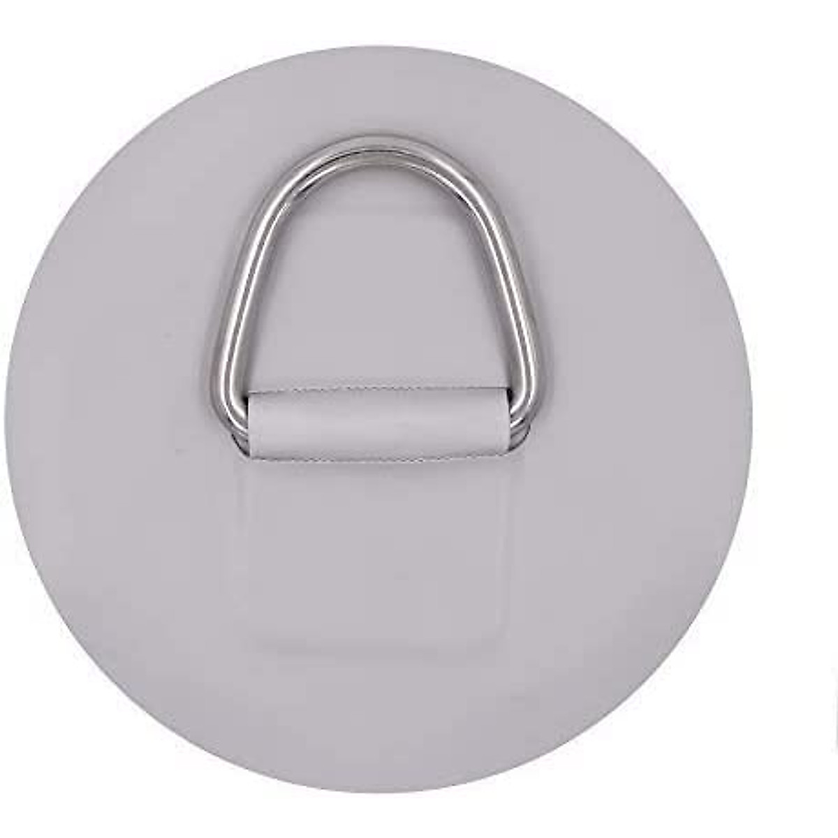 YYST 1 pcs Stainless steel D-ring Pad PVC D Patch for PVC Inflatable Boat Raft Dinghy Kayak SUP (L)
