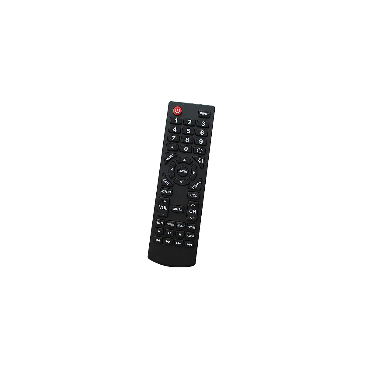 Hotsmtbang Replacement Remote Control Compatible for Insignia NS-LTDVD26-09 NS-LTDVD32-09 NS-LDVD19Q-10A NS-LDVD26Q-10A NS-LDVD32Q-10A NS-LTDVD19-09 NS-19LD120A13 LCD LED HDTV TV