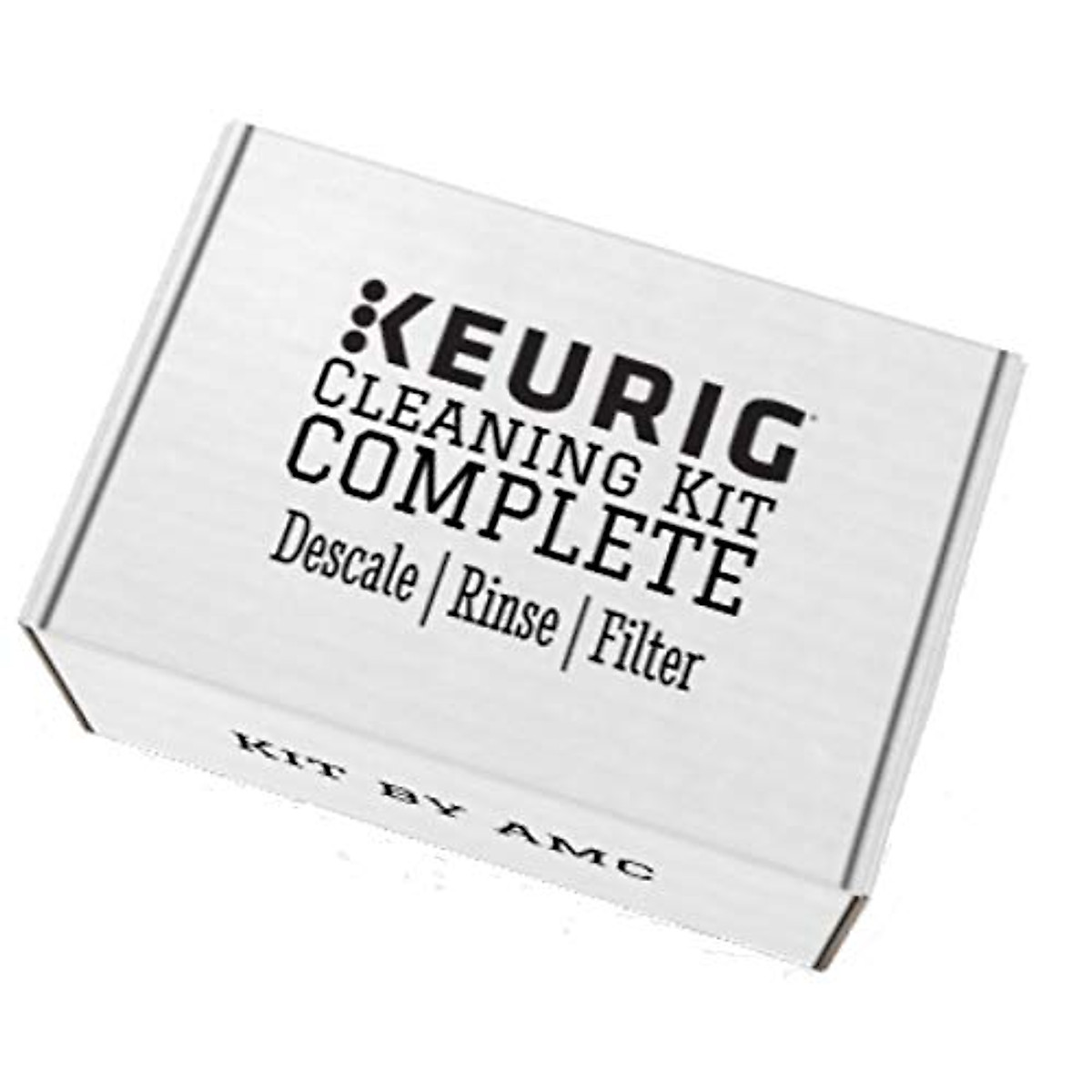 Keurig Descaling and Maintenance Kit by AMC - Includes 14 Ounce Descaling Solution, 10 Keurig Rinse Pods & 2 Replacement Water Filters