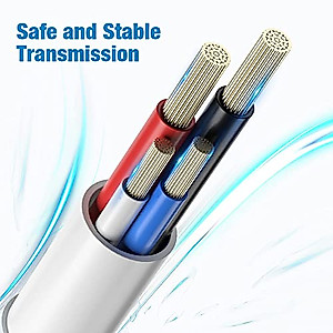 sarmert Apple Certified 30 Pin USB Charging Cable, UPoweradd 4.0ft USB Sync Charging Cord iPhone Compatible for 4 4s 3G 3GS iPad 1 2 3 iPod Touch Nano White (1 PCS)