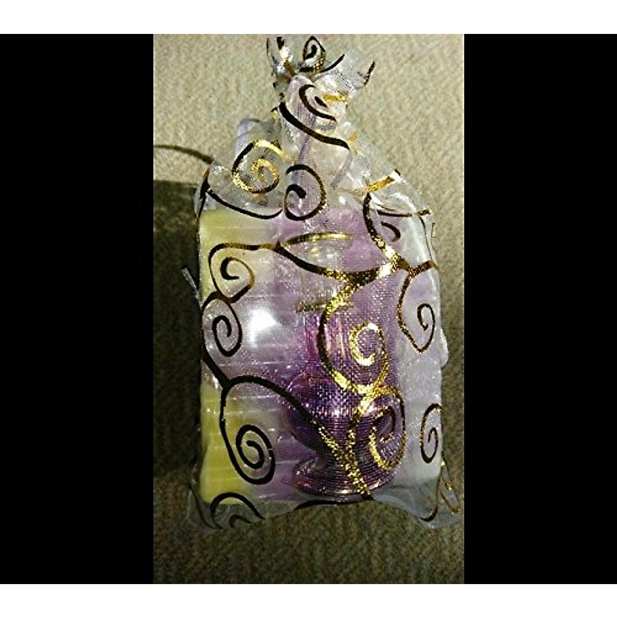 Ankirol 100pcs Sheer Organza Favor Bags for Wedding Baby Shower Rattan Print Gift Bags Samples Display Drawstring Pouches (4x6, Silver)