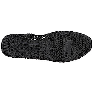 Melissa Women's Campana Papel Vii Ballet Flat, Black Glitter, 5 M US