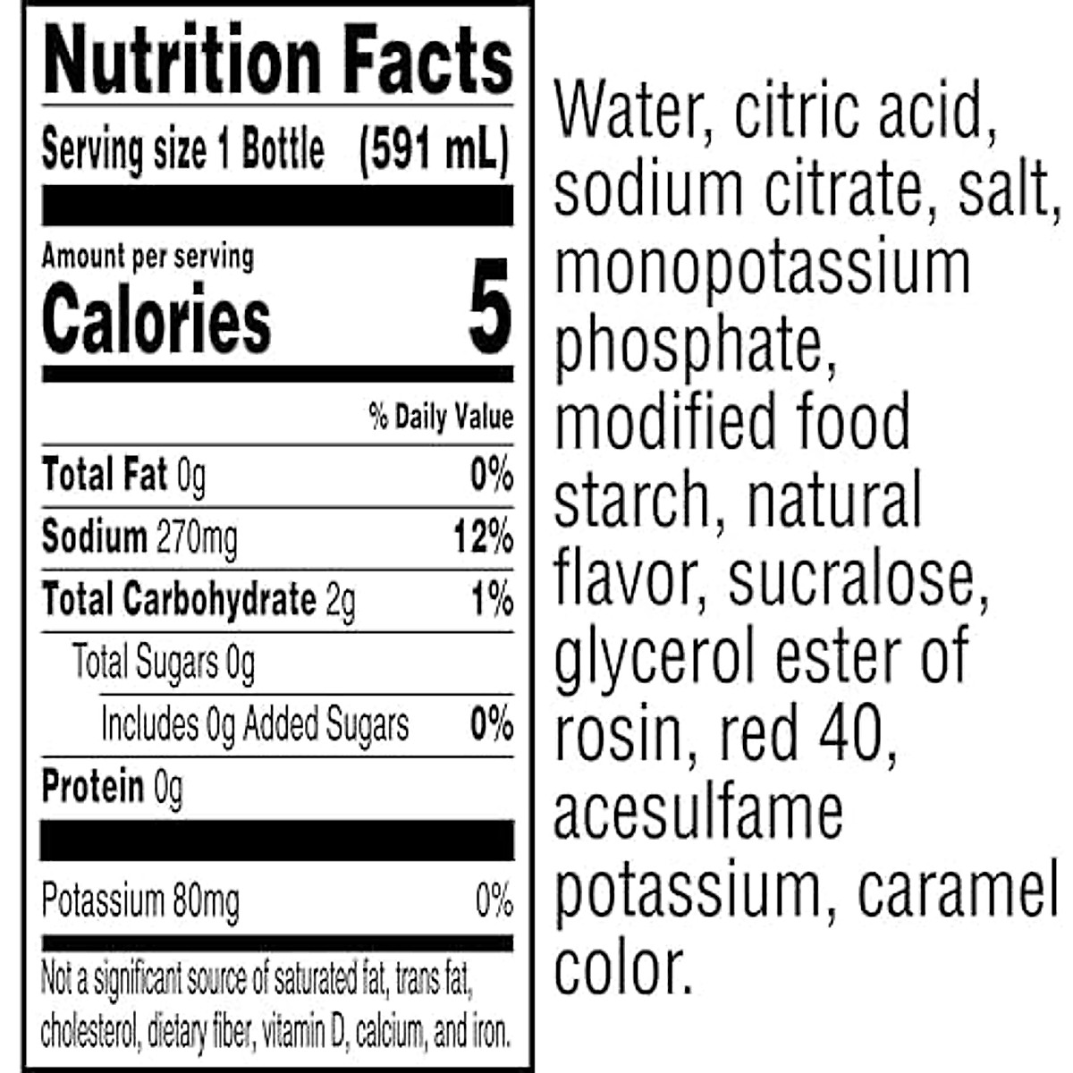 Gatorade Thirst Quencher Zero Sugar Sports Drink, Fruit Punch, 20oz Bottles, 8 Pack, Electrolytes for Rehydration