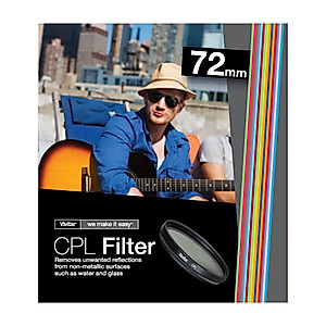 Vivitar CPL72 72mm 1-Piece Multi-Coated Camera Lens Filter (OLD MODEL)