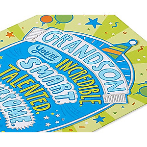 American Greetings Birthday Card for Grandson (Bragging About You)