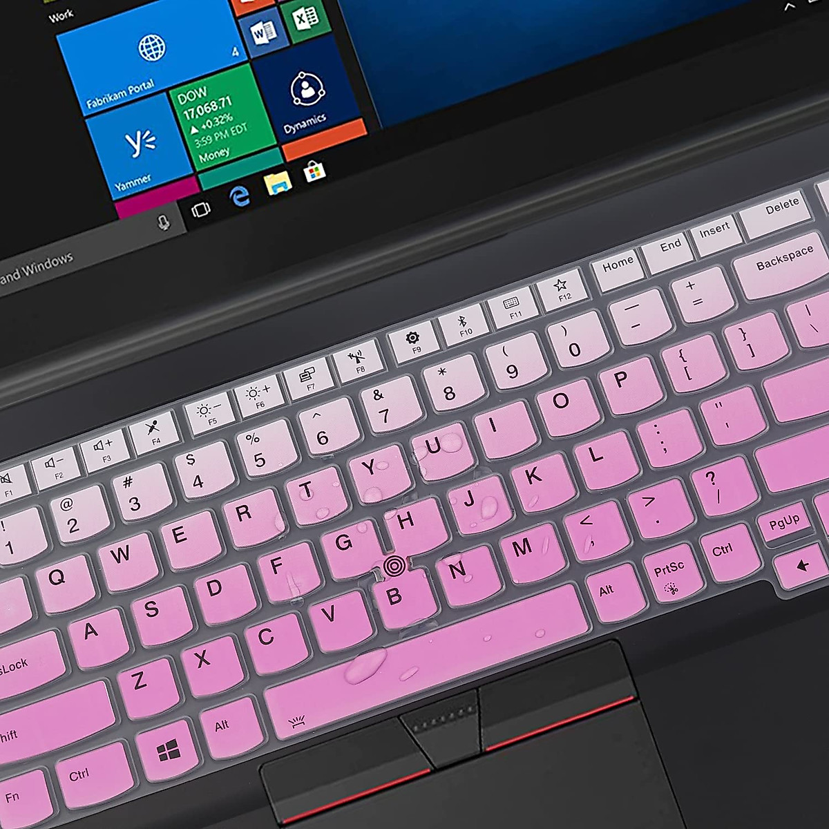 Keyboard Cover for 15.6" Lenovo ThinkPad E15 Gen 4/3/2, ThinkPad L15 Gen 2/1, ThinkPad T15 T15p T15g P15 P15s P15v Gen 3/2/1, ThinkPad E580 E590 E595 L580 L590 P52 P53 P72 P73 T570 T575 T580 T590 -OP