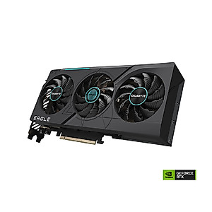 GIGABYTE GeForce RTX 4070 Eagle OC 12G Graphics Card, 3X WINDFORCE Fans, 12GB 192-bit GDDR6X, GV-N4070EAGLE OC-12GD Video Card