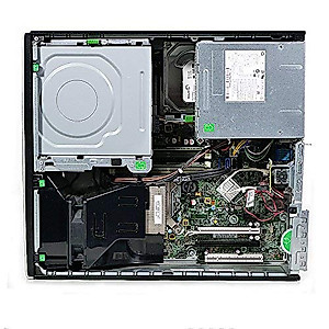 HP Elite Desktop Computer Tower PC Intel Ci5-2400, 8GB Ram, 2TB HDD, Wireless WiFi, Bluetooth Adapter, DVD-ROM, Keyboard Mouse 24 inches Dual LCD Monitor Brands Vary, Windows 10 CD (Renewed)