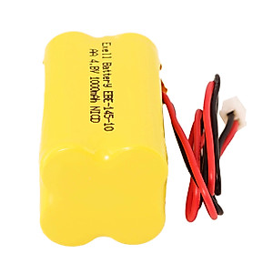 (3-Pack) Emergency/Exit Lighting Battery Fits & Replaces Emerlight Exit Light Co. EBE-145-10 Inc. BAA-48R ANIC1117 Unitech Systems D-AA500 Emergi-lite BL93NC487 Emerlight BL93NC487