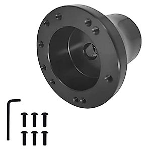 Golf Cart Steering Wheel Hub Spacer for Golf Cart Club Car Precedent 2004 Present Golf Cart Models(Black)