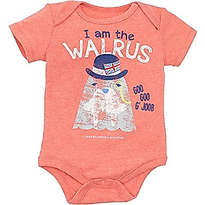 Lyrics by Lennon and McCartney Newborn Baby Boys 5 Pack Short Sleeve Bodysuits Multi 3-6 Months