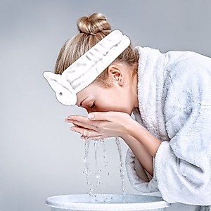 Spa Headband, Bow Makeup Headband for Washing Face, High Elasticity Bowknot Coral Fleece Skincare Headbands for Women Girls