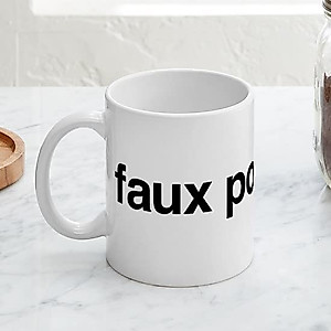 CafePress Faux Poes Foes Ceramic Coffee Mug, Tea Cup 11 oz