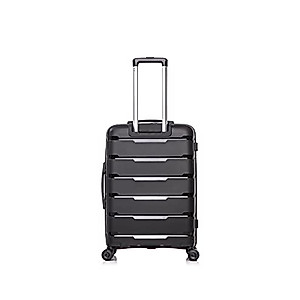 Rockland Pasadena Hardside Spinner Wheel Luggage, Black, 19", 23", 27"