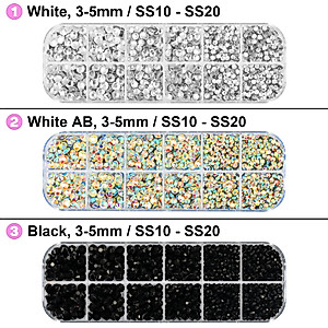 Hotfix Rhinestone Applicator, Bedazzler Kit with Rhinestones for Clothes Crafts, Hot Fix Rinestones Applicator Wand Setter Tool, Hot Fixed Crystal Bling Machine Heat Pen for Clothing Fabric Adults