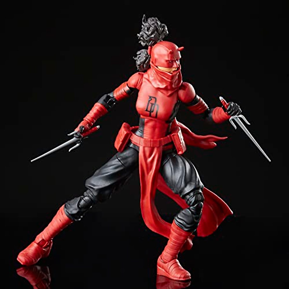 Marvel Legends Series Elektra Natchios Daredevil, Collectible 6 Inch Action Figures, 2 Accessories