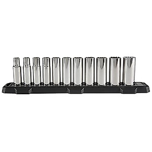 Craftsman Socket Set, SAE, 1/2-Inch Drive, 12-Point, 11-Piece (CMMT12048)
