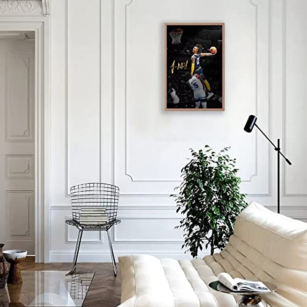 BNZWAA Ja Morant Canvas posters for room aesthetic unframed 12x18 Inch Basketball Decor Bedroom Canvas Wall Poster Signature Motivational Poster