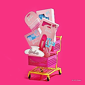 Barbie x Kitsch Assorted Hair Clips for Women - Medium Open Shape Hair Claw Clips for Thick Hair | Cute Flower Hair Clip & Big Matte Flat Lay Hair Clip for Teen Girls | Hair Styling Accessories, 3 pcs