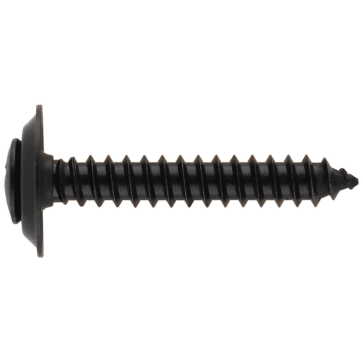 The Hillman Group 3142 10 x 3/4-Inch Oval Phillips Trim Screw with Washer, 20-Pack,Black Phosphate
