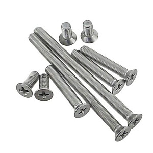 M3x7mm 20Pcs Countersunk Flat Head Phillips Screws 304 Stainless Steel Machine Screws (M3x7mm, 20Pcs)