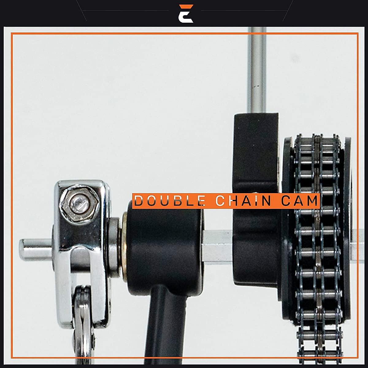 Premium Double Bass Drum Pedal, Edge Hardware Design (EHWD) PE1D