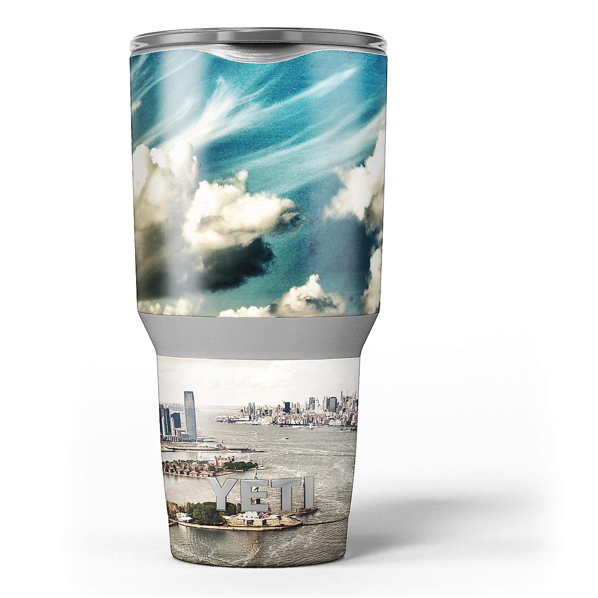 Design Skinz Drama NYC - Skin Decal Vinyl Wrap Kit Compatible with The Yeti Rambler Cooler Tumbler Cups