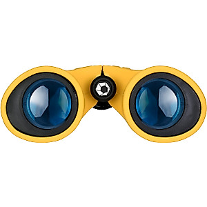 BARSKA 10x30 WP Floatmaster Binoculars (Blue Lens, Yellow) (AB11092)