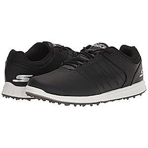 Skechers Men's Pivot Spikeless Golf Shoe, Black, 10.5