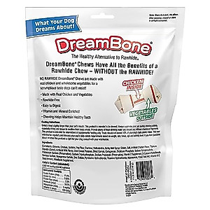 DreamBone Medium and Large Chews, Treat Your Dog to a Chew Made With Real Meat and Vegetables