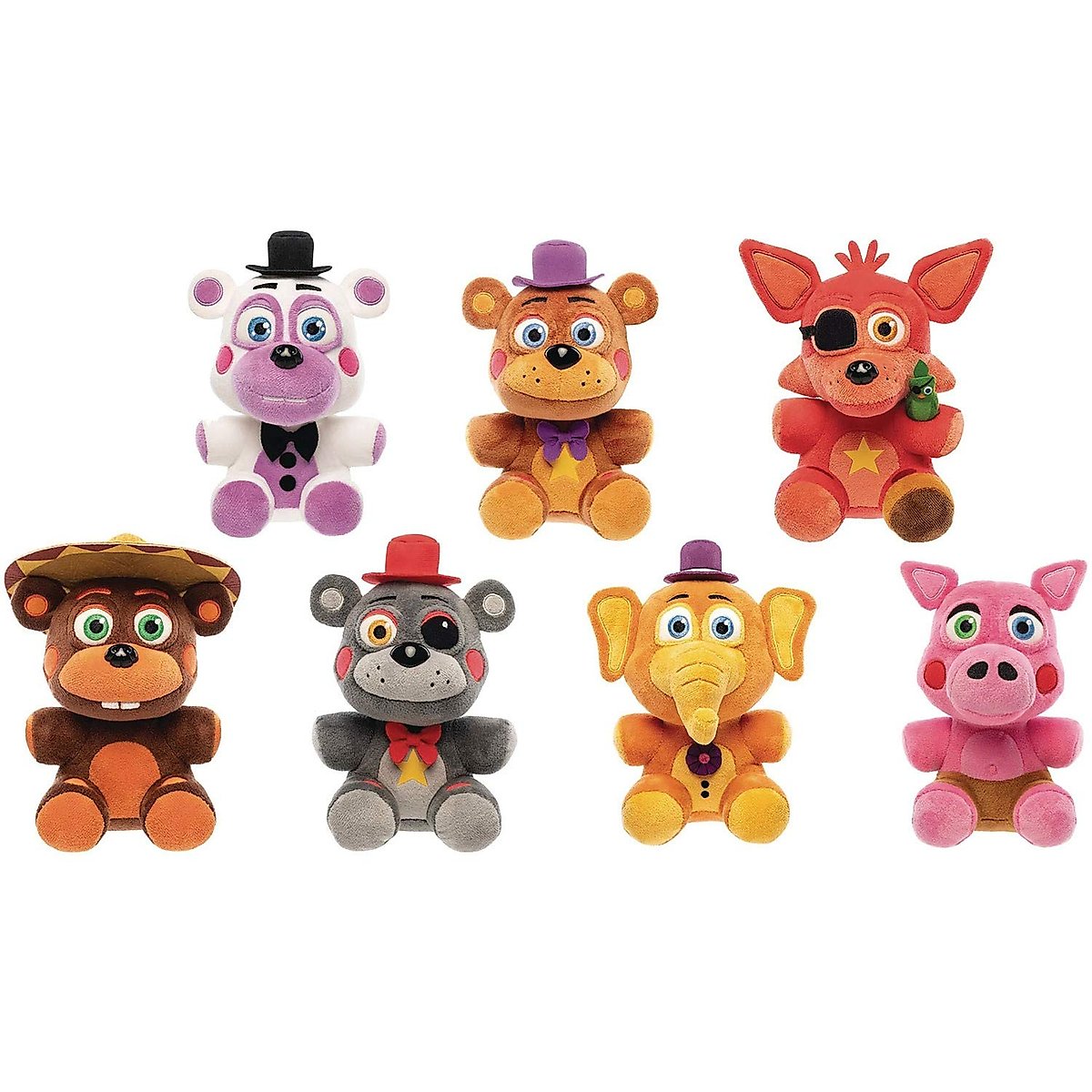 Five Nights at Freddy's Pizza Simulator Plush Set of 7