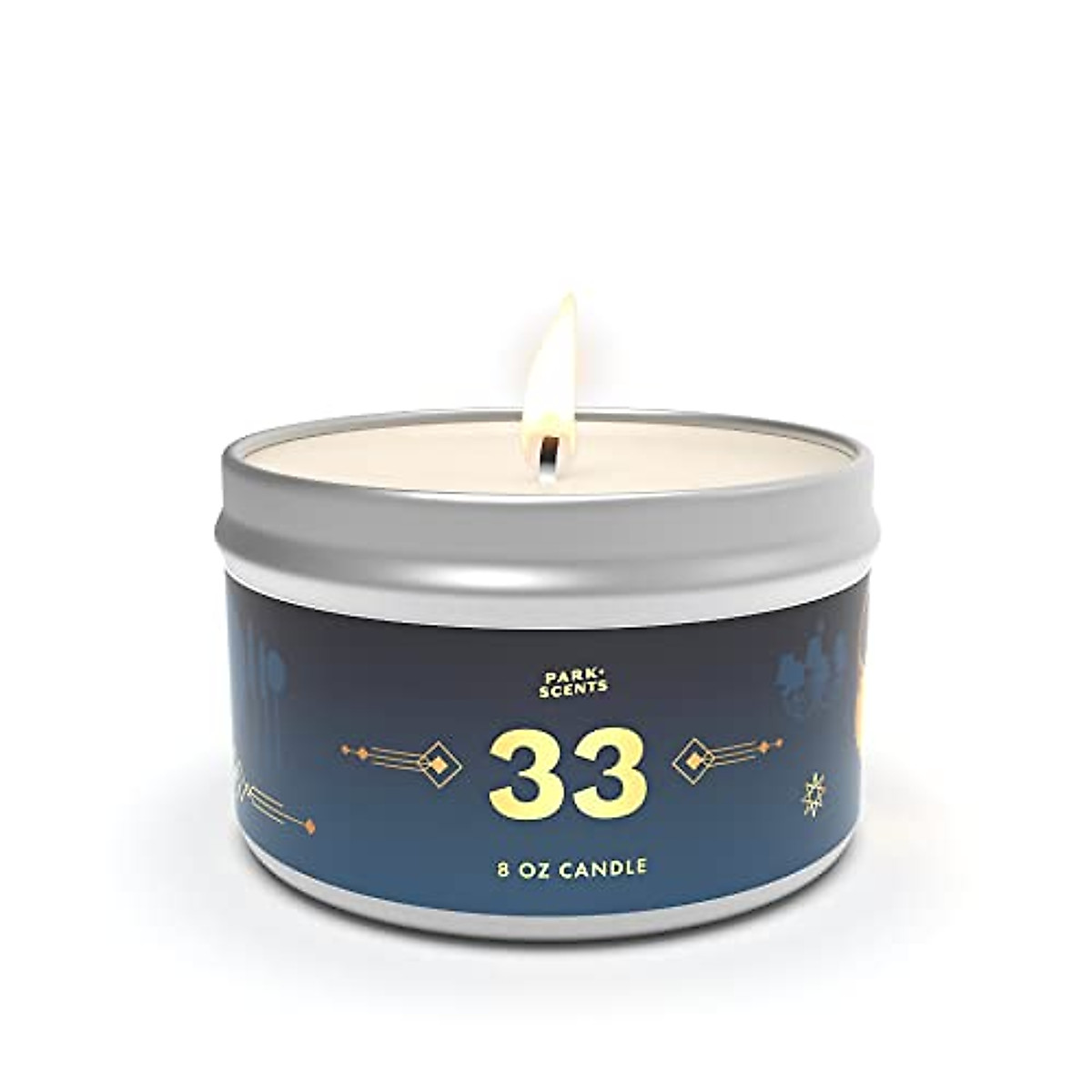 Park Scents 33 Candle - Luxury Scented Candle - Inspired by Club 33 at Disneyland - Handmade in The USA - Soy Blend | 8 oz tin