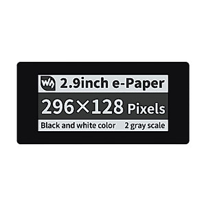 Coolwell 2.9inch Touch E-Paper Module for Raspberry Pi Pico, 5-Points Touch, 296×128 Pixels, Support Partial Refresh, Black/White, SPI Interface