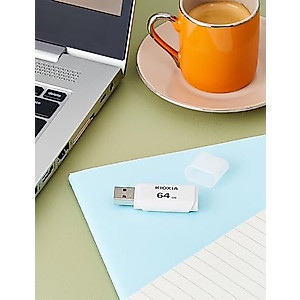 Kioxia U202 TransMemory 64GB USB2.0 Flash Drive Portable Data Disk USB Stick White LU202W064GG4